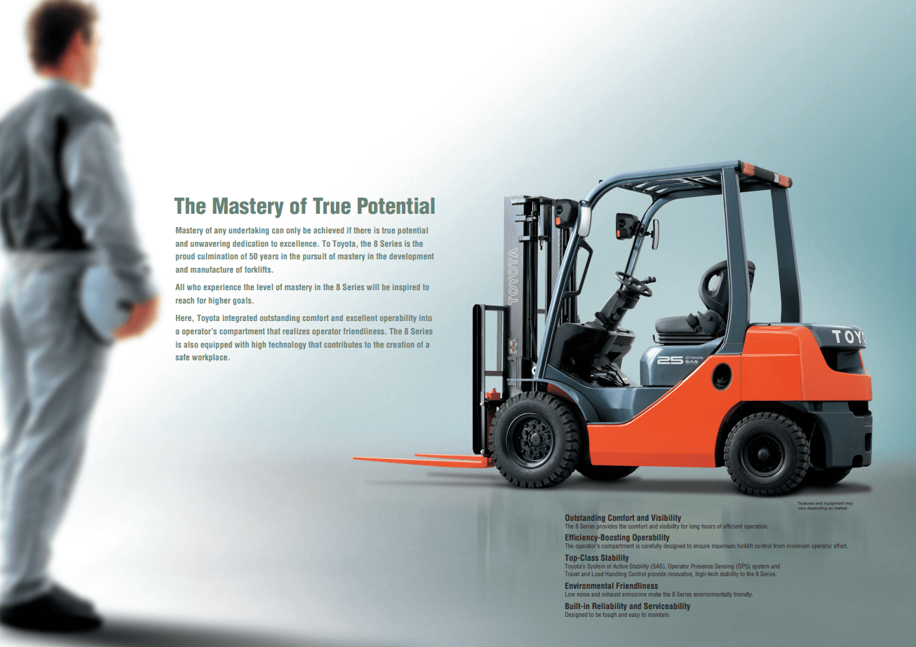 Toyota 8FD/FG Series 1 - 3.5 Ton - Klik Forklift